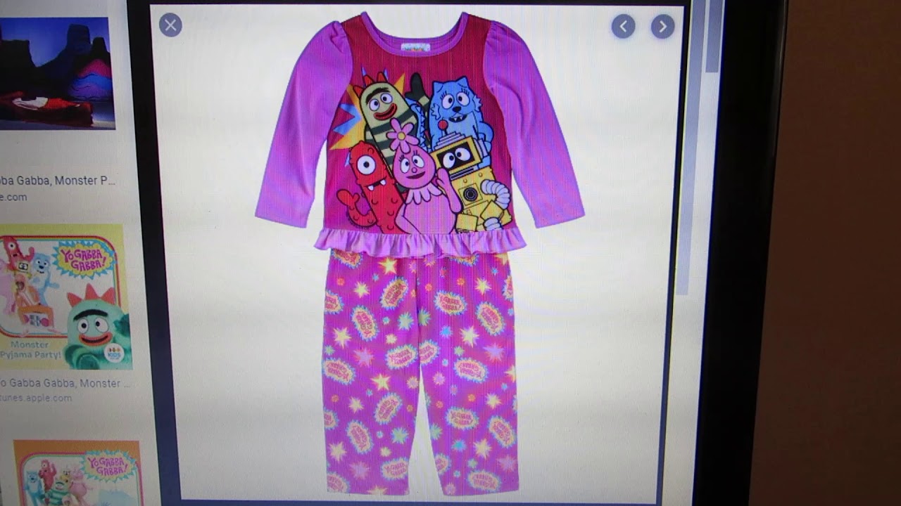 Yo Gabba Gabba Pink Pajamas For Baby Girls - YouTube