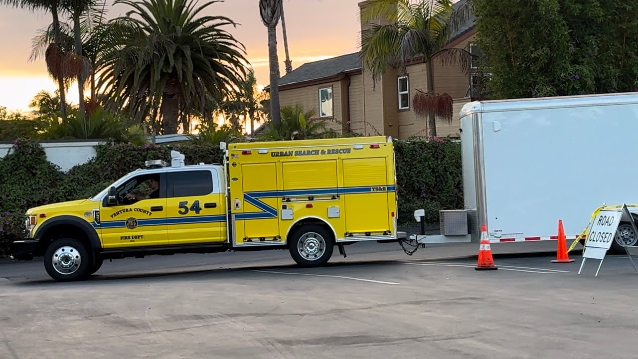 *RARE* Ventura County Fire Department VENC1 Onscene + Clearing from a ...