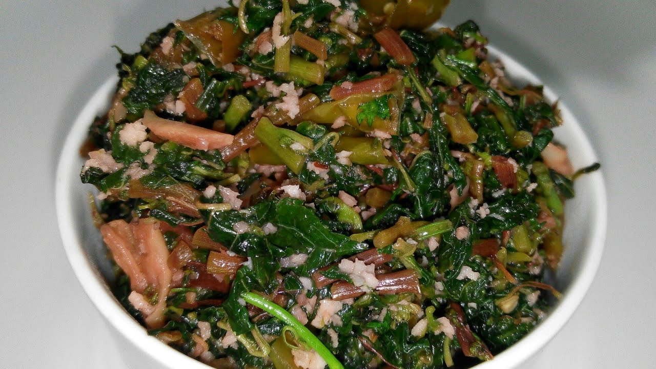 | Lal Mathachi Bhaji Recipe in Marathi | लाल माठाची भाजी | veg And ...