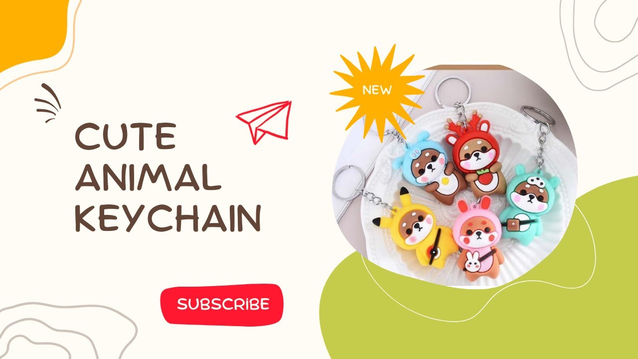 Discover Animal Keychain Details – Cute & Unique 🐾 - YouTube