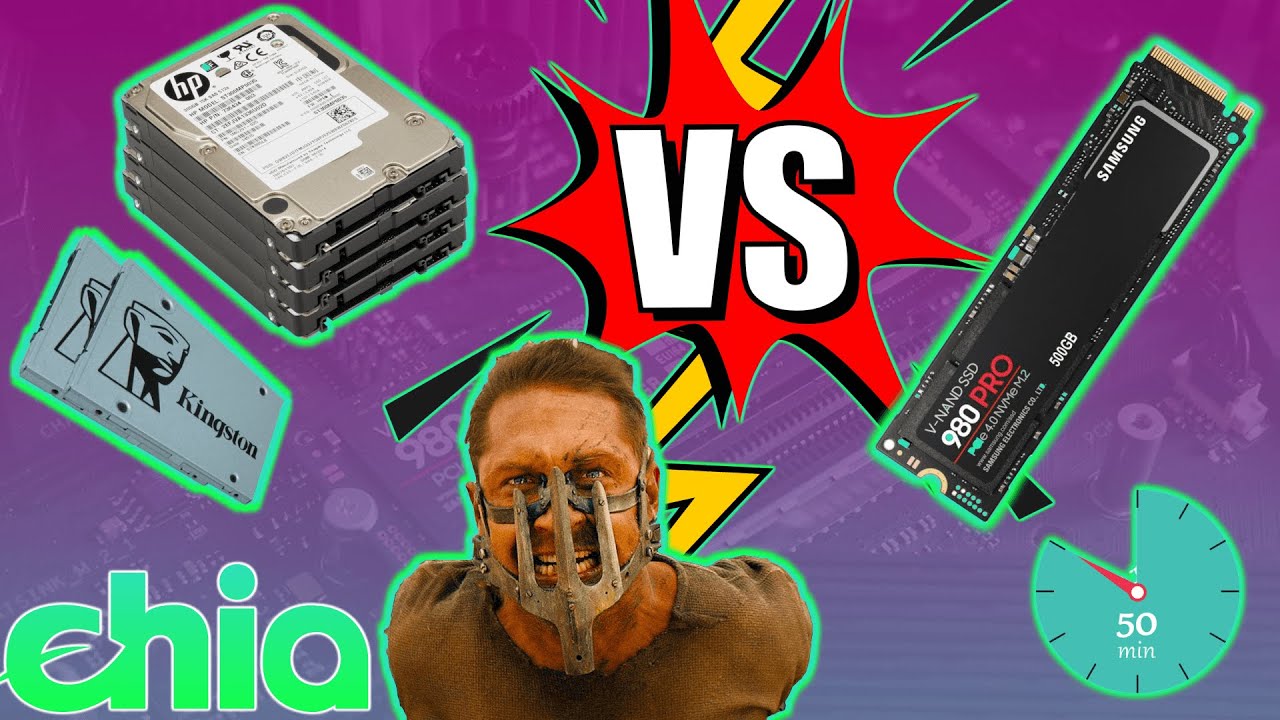 Chia Plotting Speed : (Nvme) VS (SAS + SSD) Performance - YouTube