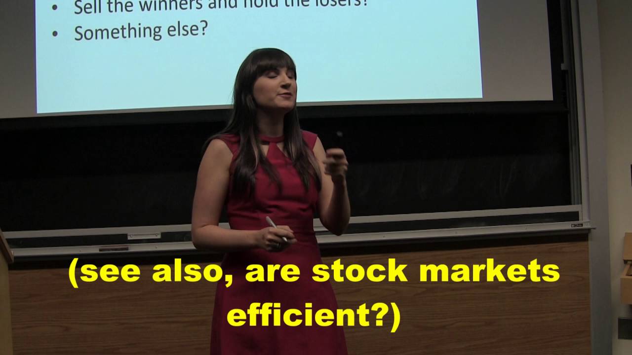 Behavioral Economics - Motivation for the Disposition Effect - YouTube