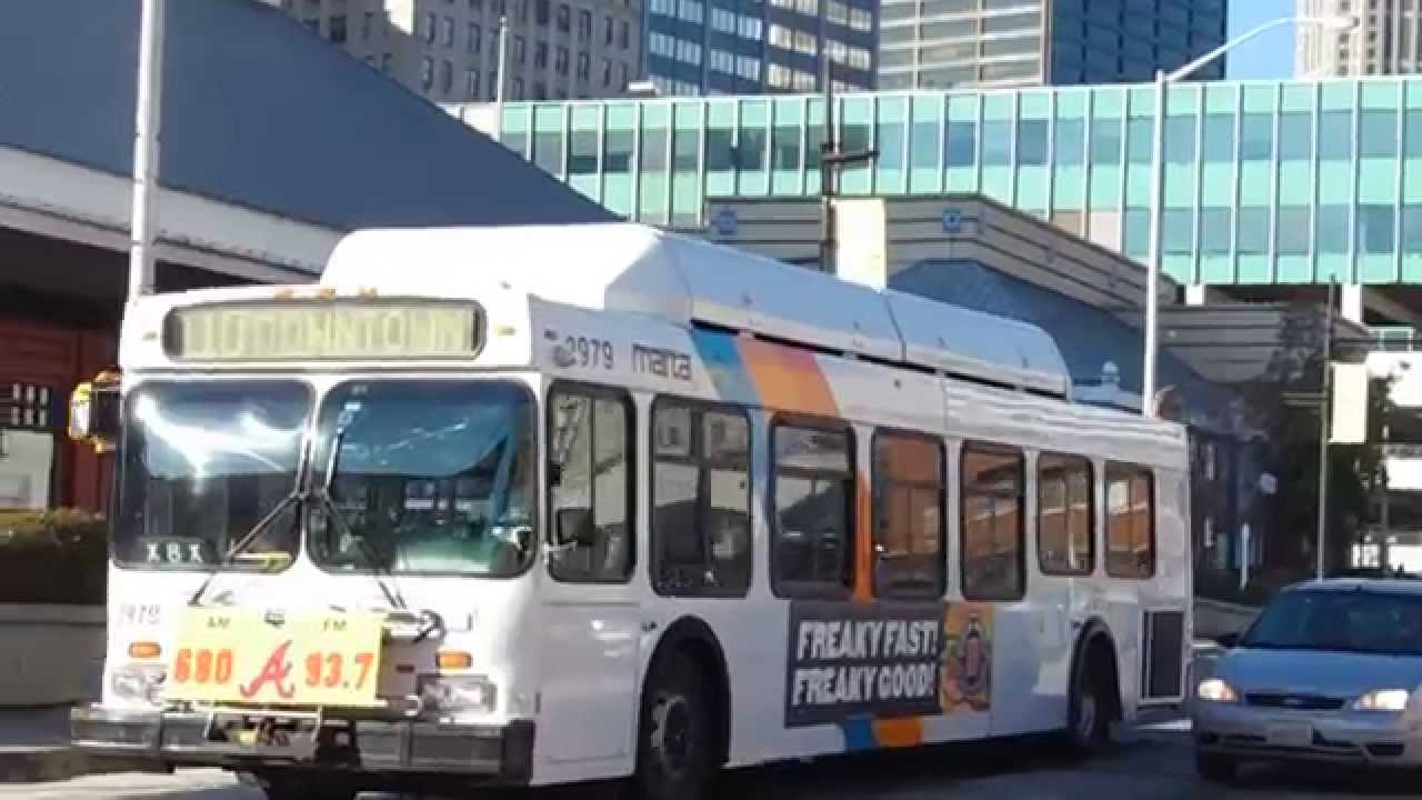 MARTA NEW FLYER BUS 2979 OPERATING ROUTE LINE 110 IN ATLANTA GEORGIA ...