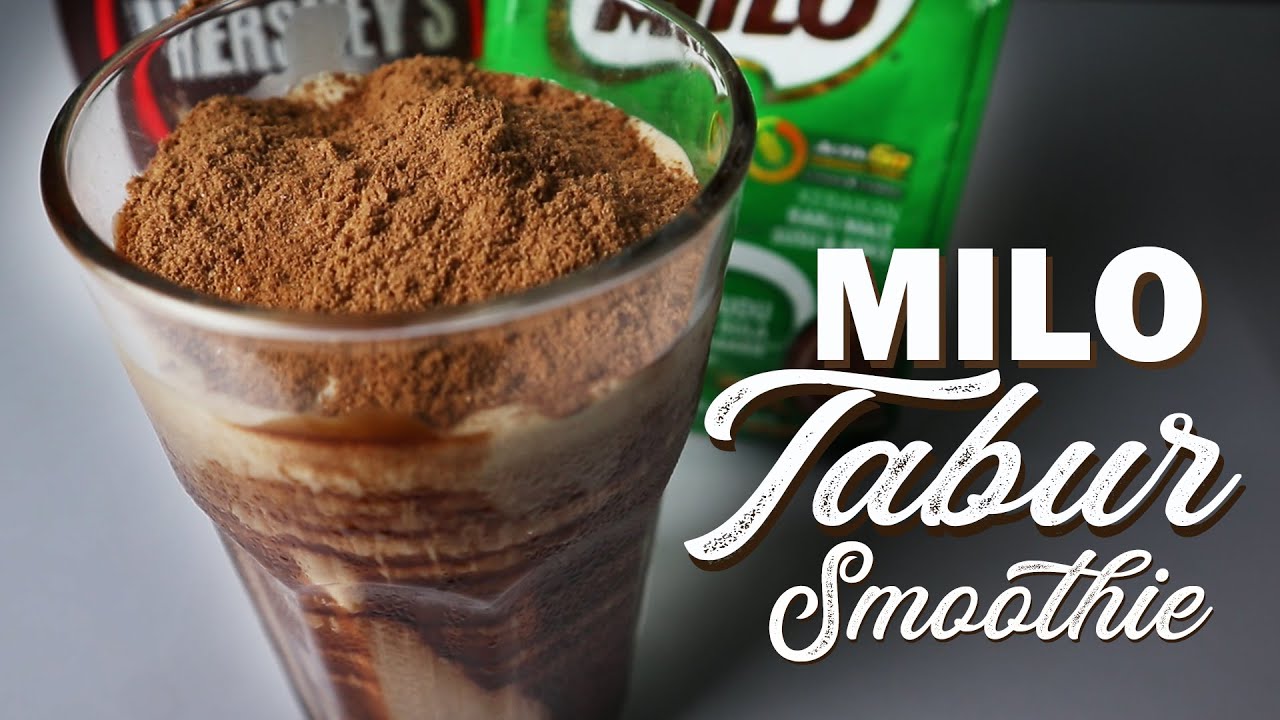 How to make Milo Hersheys Tabur Smoothie Malaysian Favourite Drink ...
