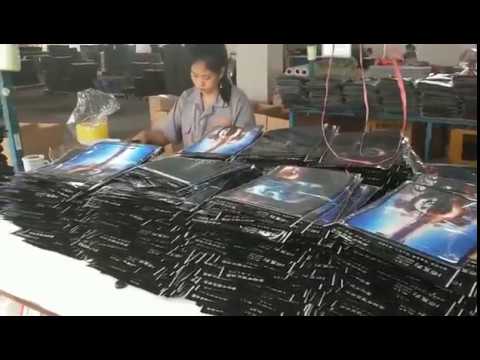 Mouse Pad Packing - YouTube