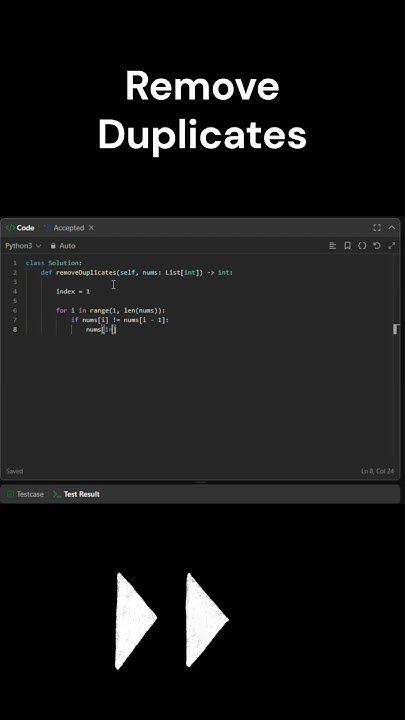 Remove Duplicate | LeetCode - YouTube