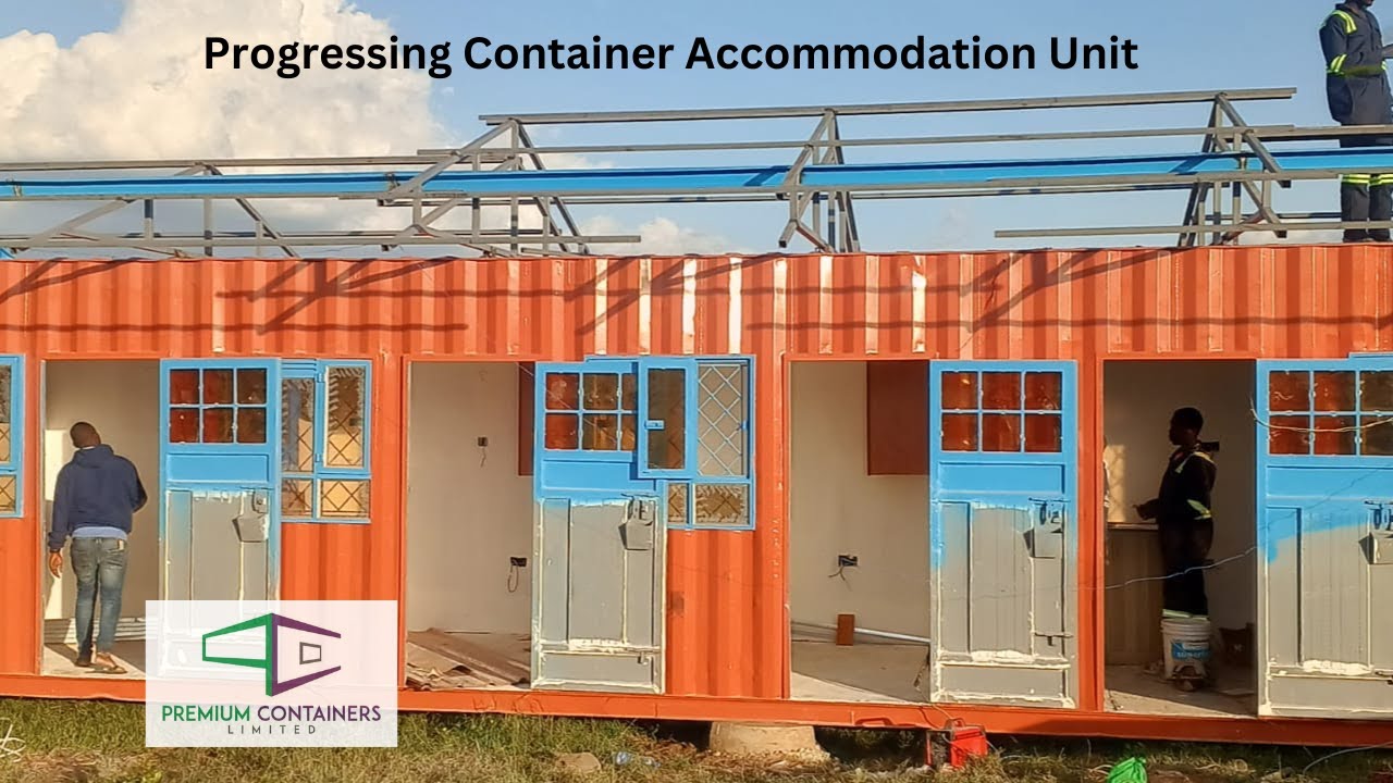 Container House in Kenya: Part of the Process - YouTube