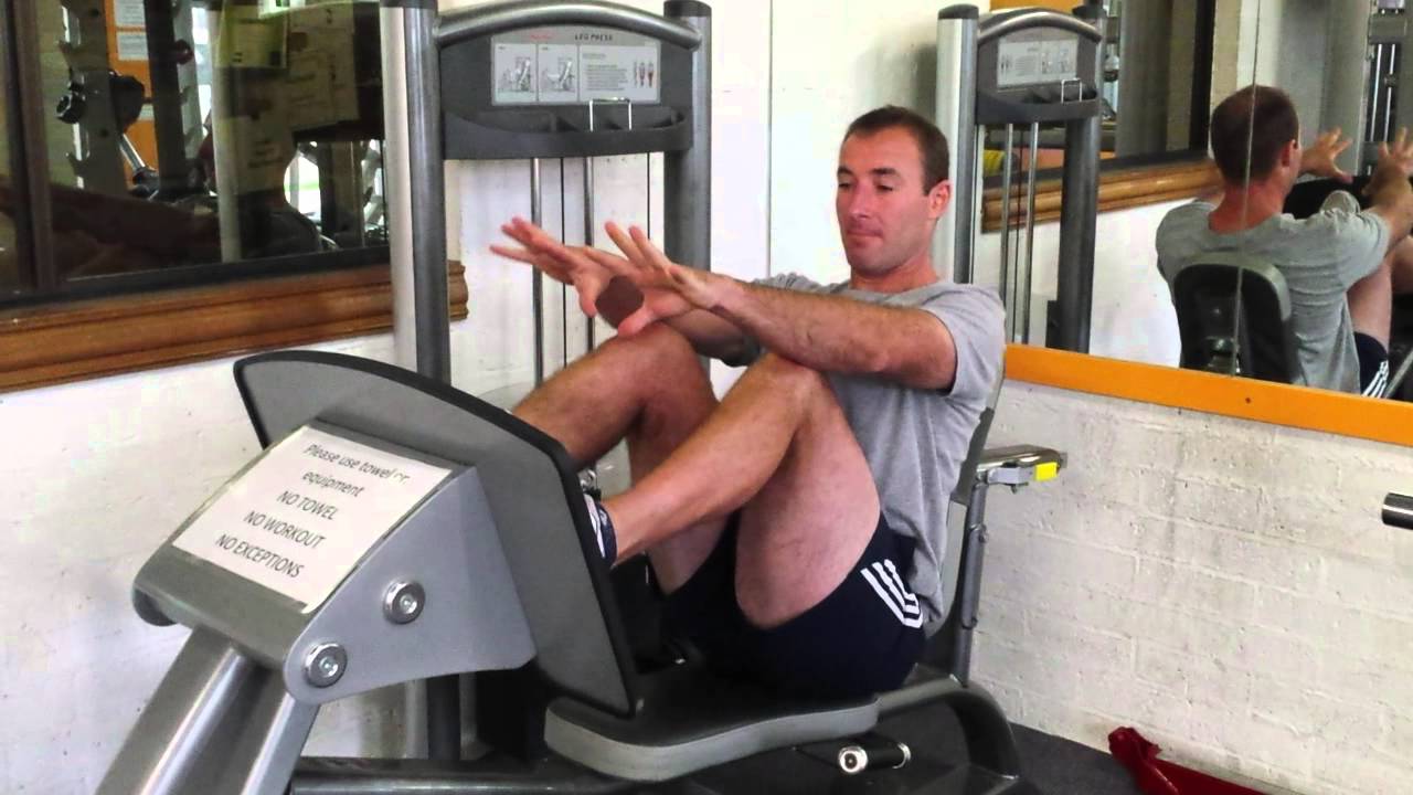Leg Press (pin loaded) - YouTube