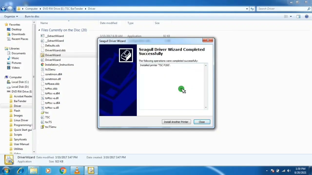 CARA INSTAL PRINTER TSC P200-TSC TE200-TA200-210-TSC TTP244PRO & ALL ...