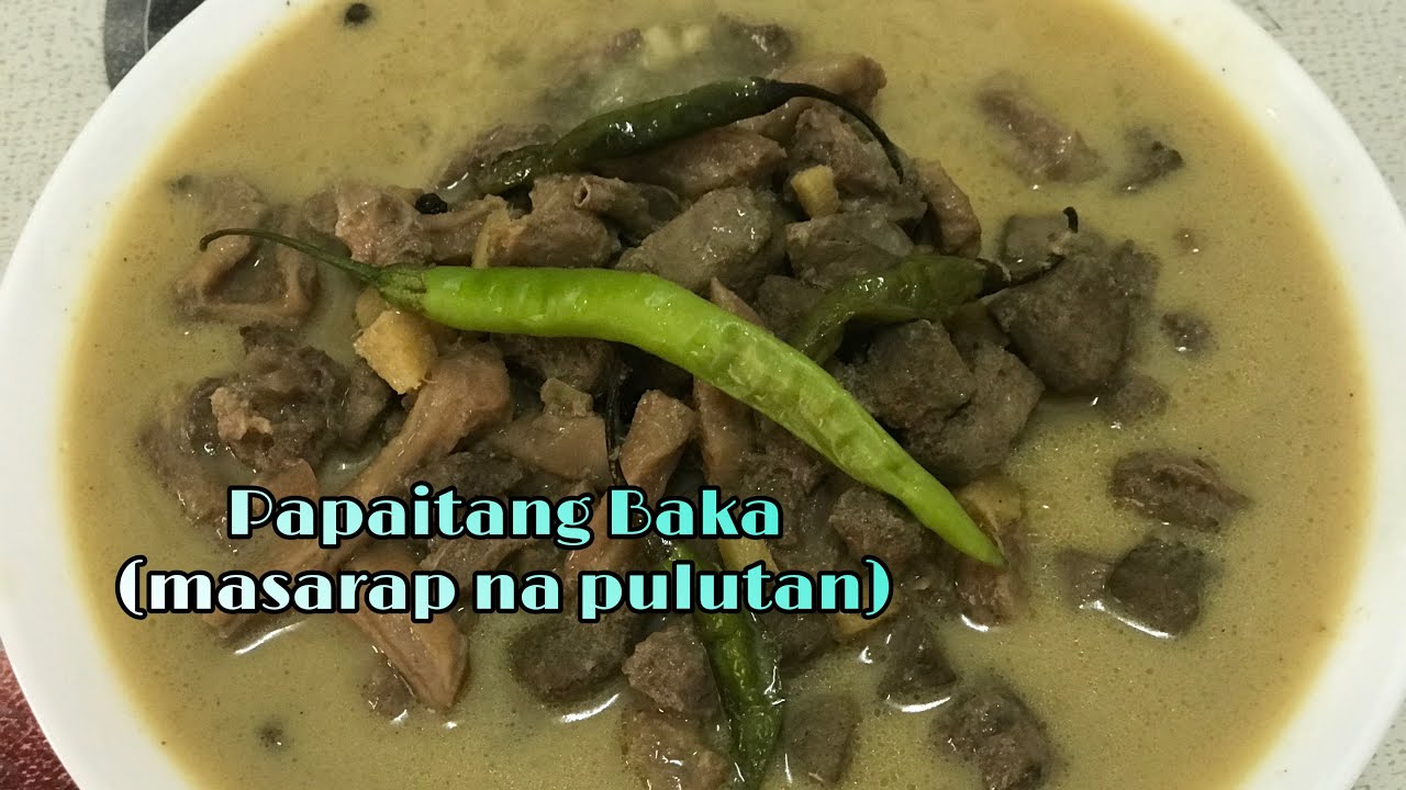 Papaitang Baka (masarap na pulutan)vlog 30 - YouTube
