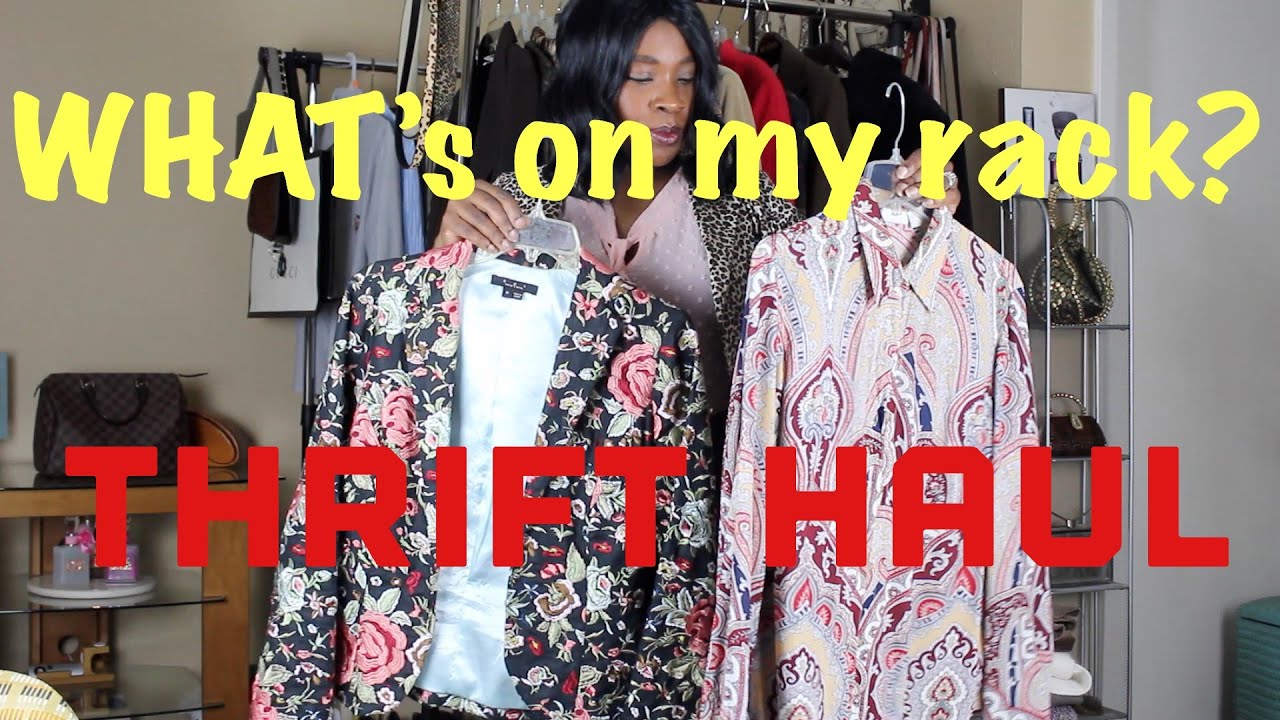 THRIFT HAUL - STYLE & TRY ON HAUL MY WINTER MUST HAVES!!! - YouTube