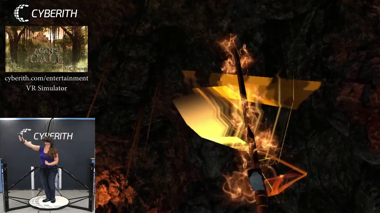 Cyberith Virtualizer Elite with Acans Call VR Adventure Game - YouTube