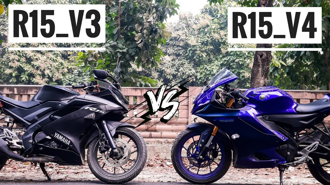 R15 V3 VS R15V4 | Battle between two beautiful machines. - YouTube