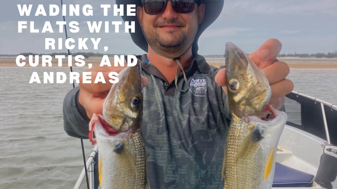 60+ fish wading the flats with Ricky, Curtis, and Andreas 🎣 - YouTube