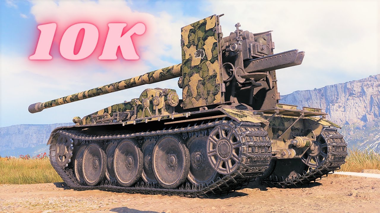 Grille 15 10K Damage World of Tanks , WoT Replays tank battle - YouTube