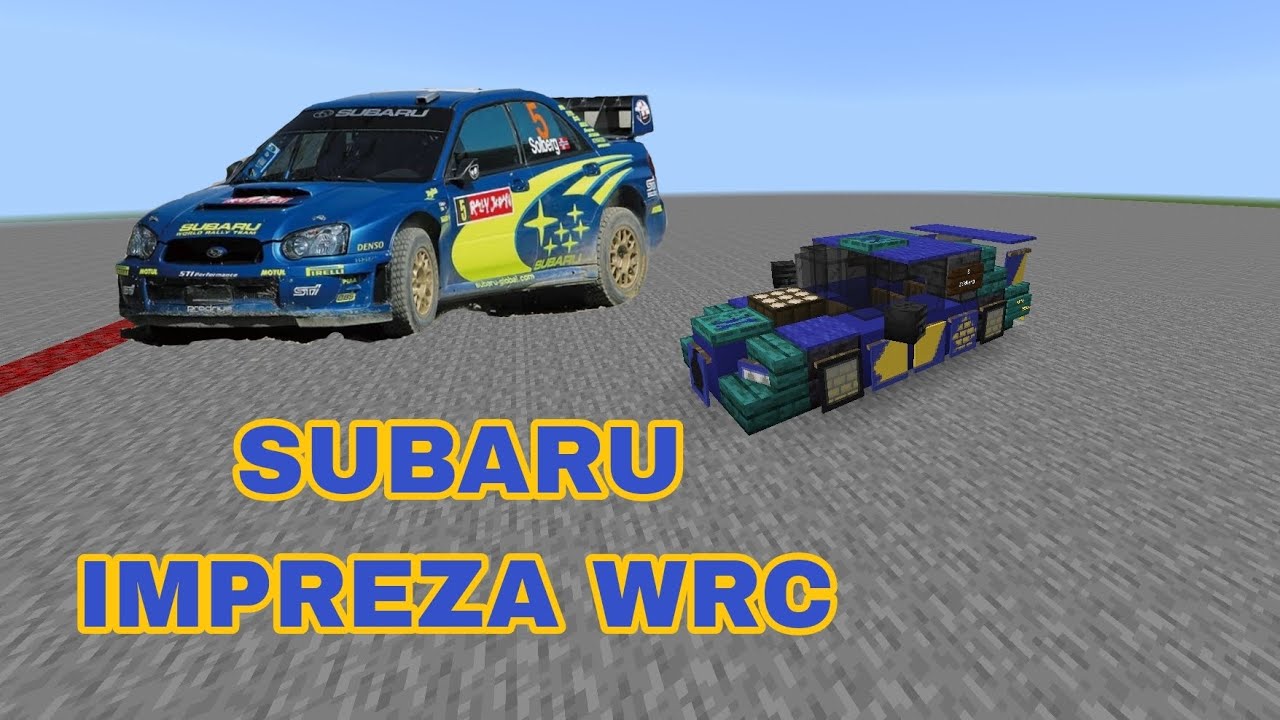 TUTORIAL MINECRAFT - Como fazer um Subaru impreza WRC no Minecraft ...