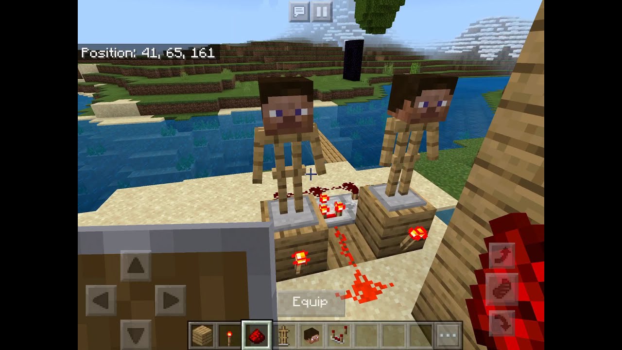 Cool minecraft trick! - YouTube