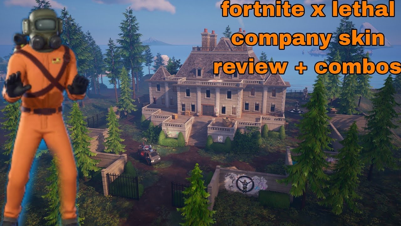 fortnite x lethal company the employee skin review+combos - YouTube