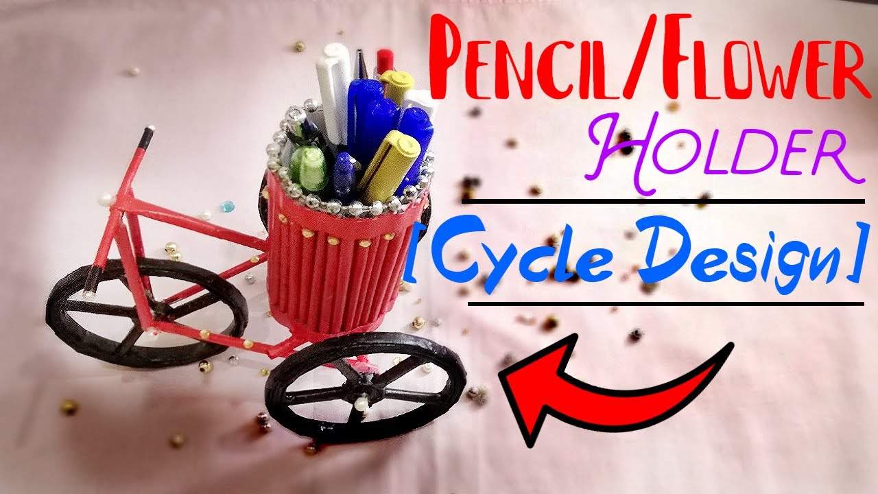 Cycle Pen-Stand || Creativity On The GO - YouTube
