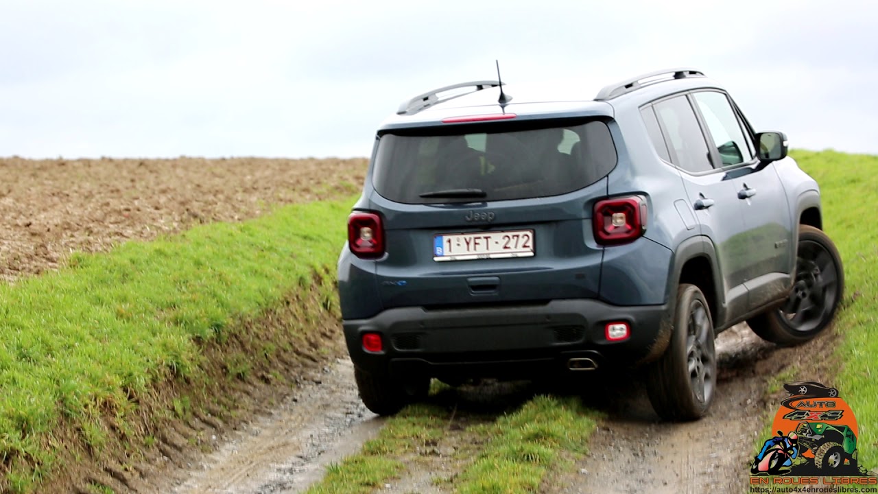 Off-road test of the Jeep Renegade 4Xe PHEV 2021! - YouTube