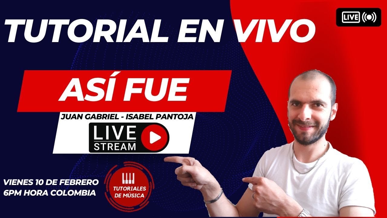 Cómo tocar ASI FUE Juan Gabriel - Isabel Pantoja TUTORIAL PASO A PASO ...