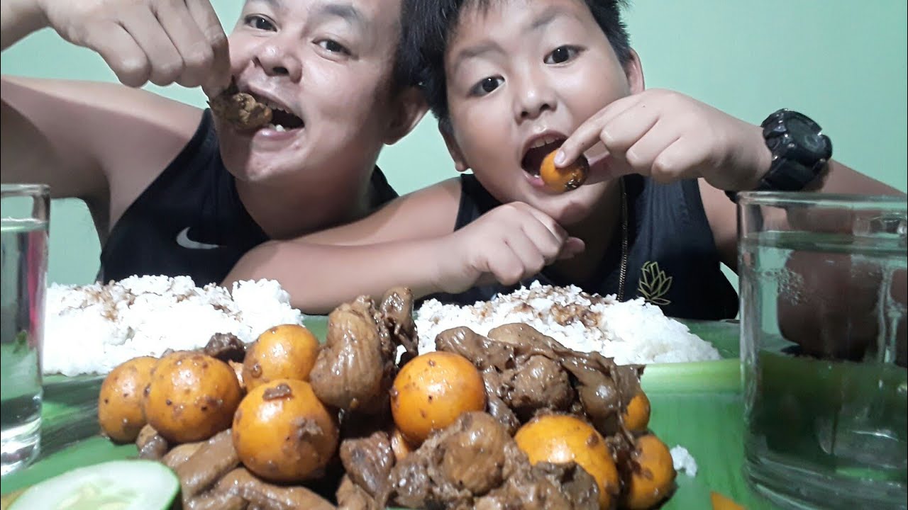 Adobong Bahay Guya ng Manok🐔 Mukbang😋😋 - YouTube