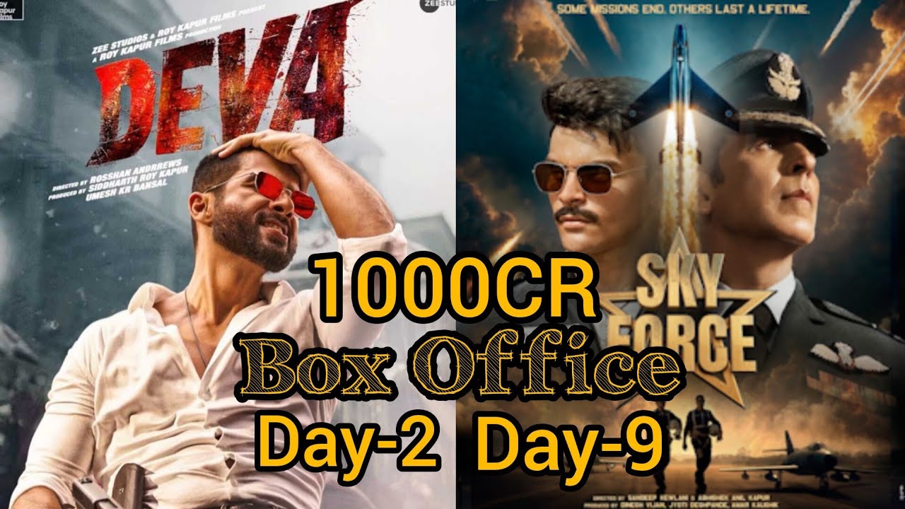 Sky Force & Deva Movie Box Office Collection | Deva Day 2 Collection ...