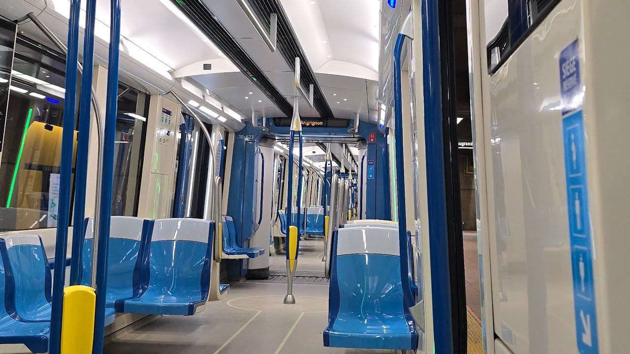 Montreal Metro ride: Angrignon station to De l'Église station on the ...
