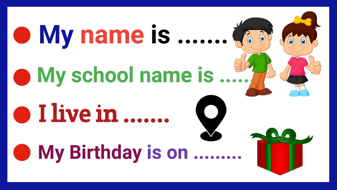 Self Introduction Worksheet For Kids I LKG Worksheets For Kids Myself self-introduction-worksheet-for-kids-i-lkg-worksheets-for-kids-myself