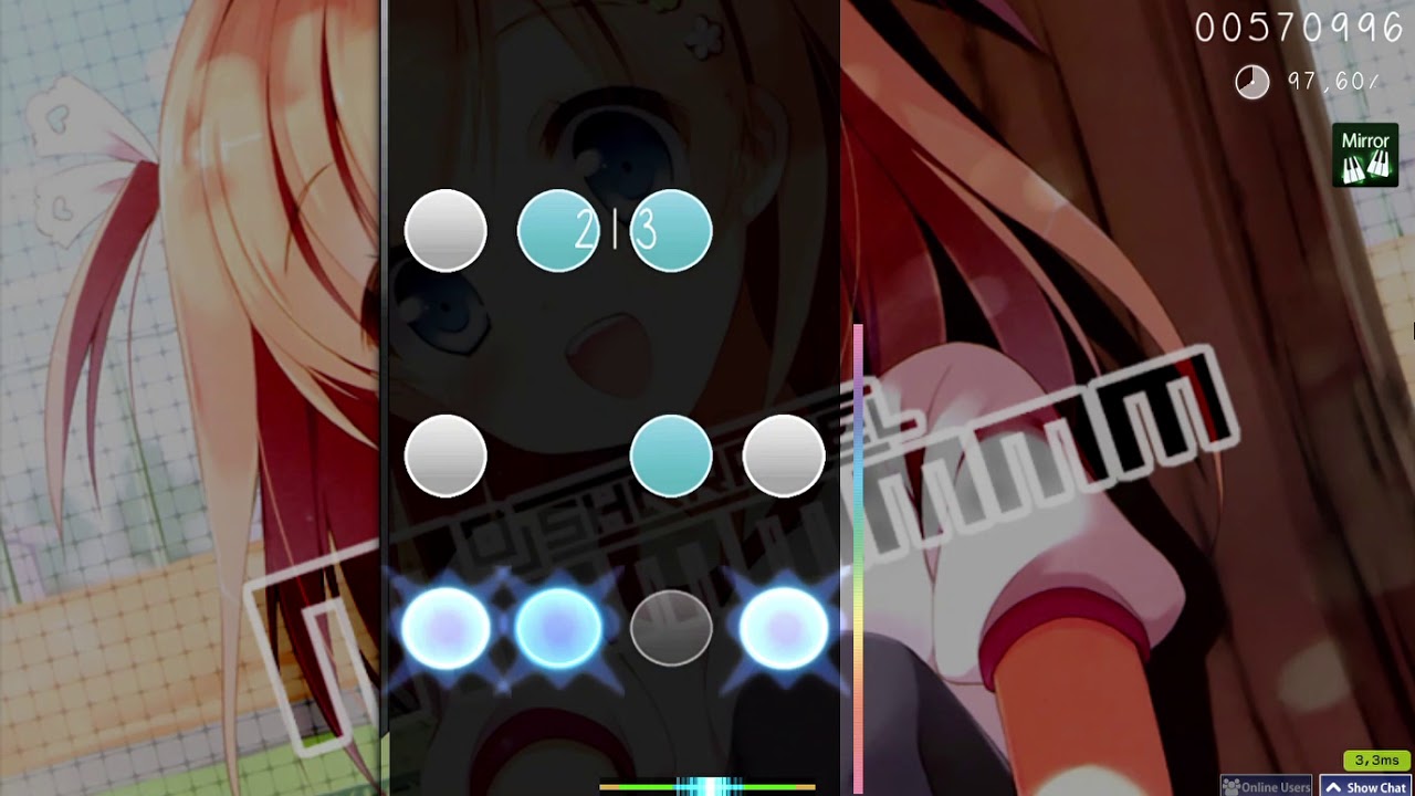 Osu!mania | Dj Sharpnel - Mmmmmm [Hard] +new mod MIRROR 97,54% S - YouTube