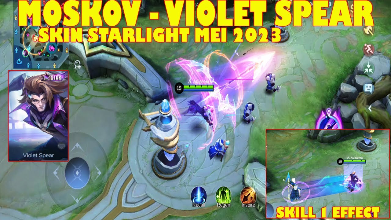 MOSKOV VIOLET SPEAR SKIN STARLIGHT MEI 2023 - YouTube