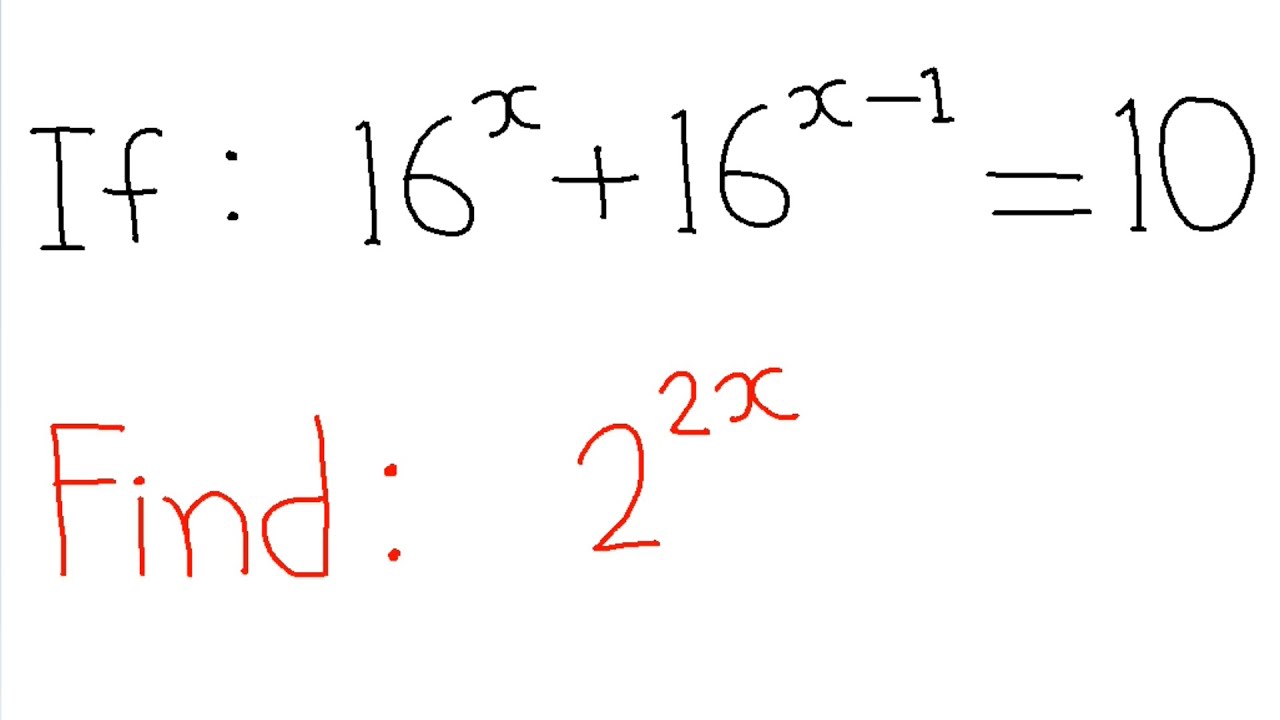 A Tricky Math Problem to Solve - YouTube
