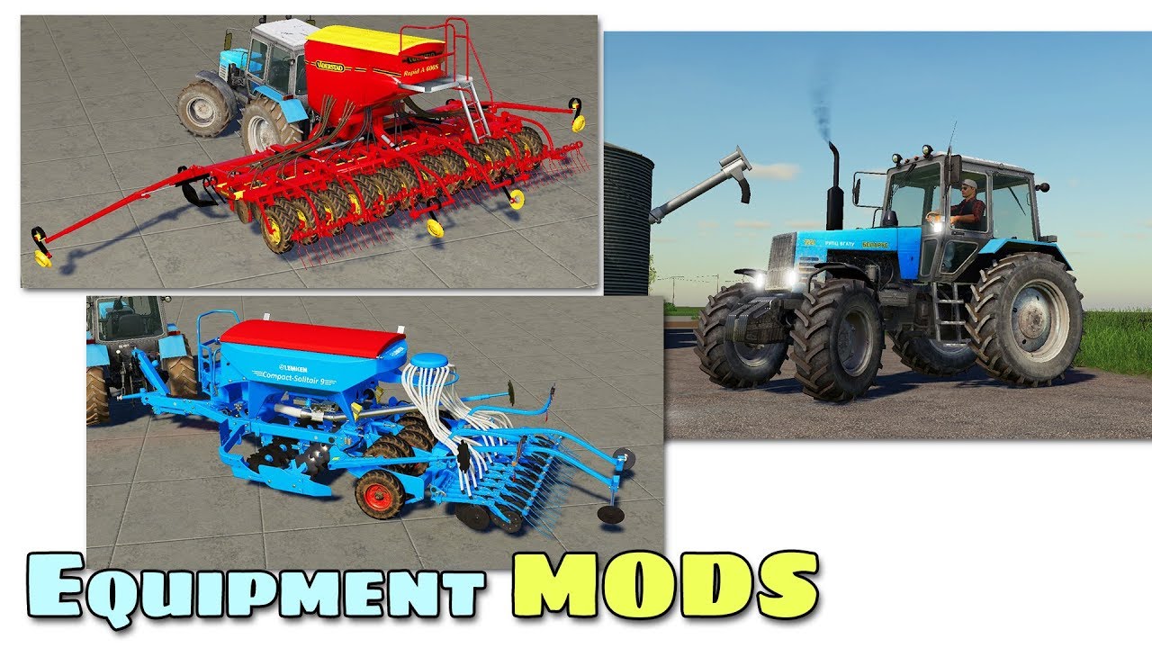 FS19 | Equipment Mods (2019-12-14) - review - YouTube