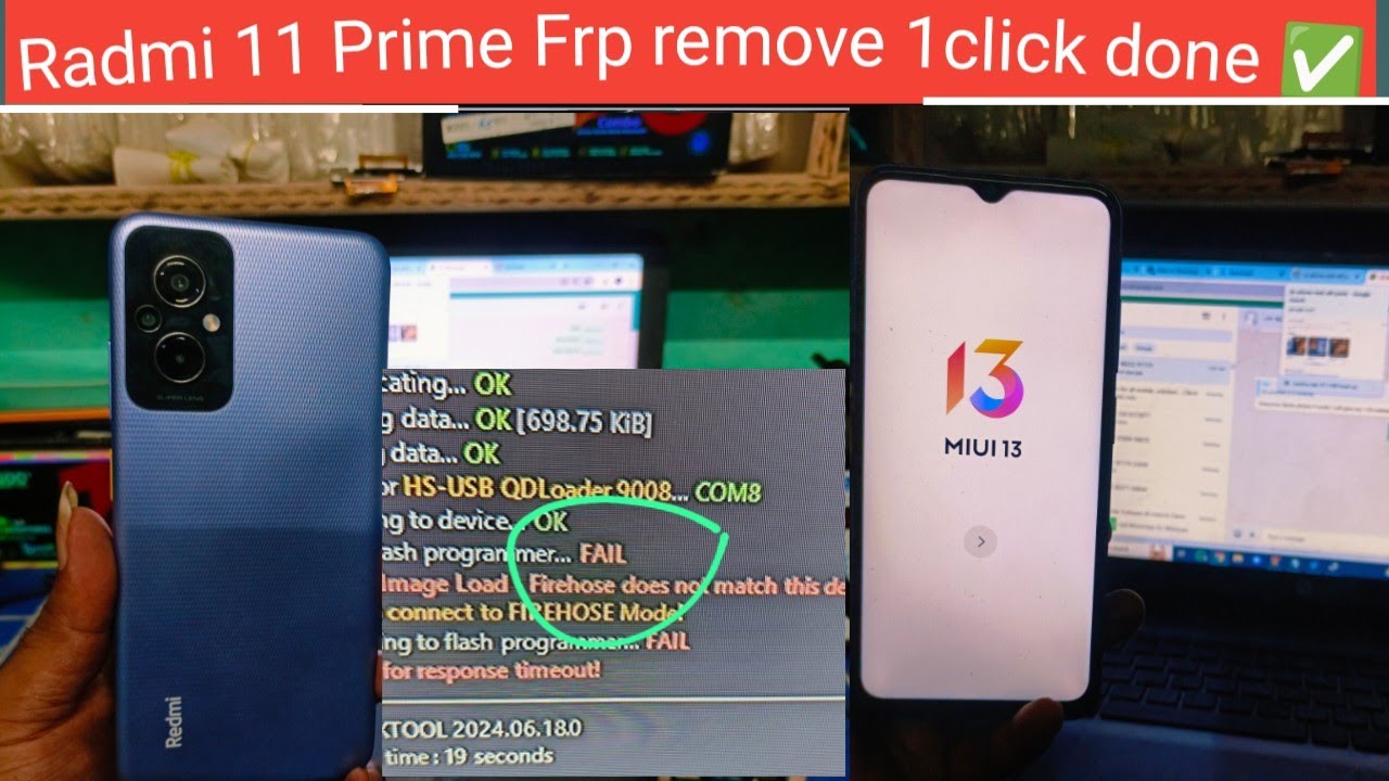 Radmi 11 Prime Frp remove 1click done xiaomi 11 prime frp remove 1 ...