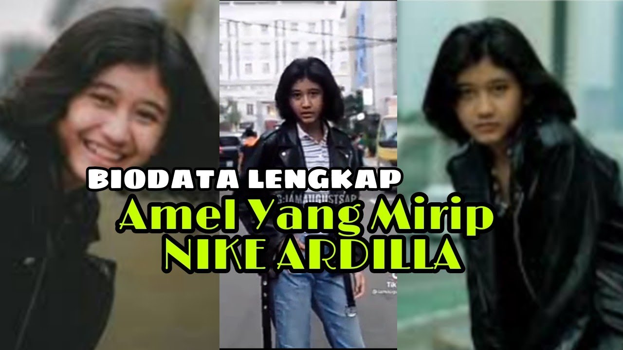 Biodata Lengkap AMEL yang Mirip NIKE ARDILLA - YouTube