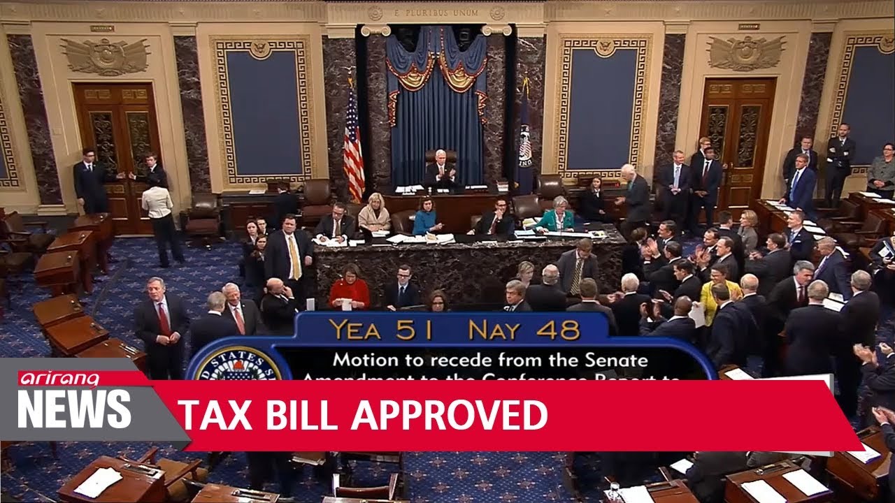 U.S. Senate passes tax reform legislation - YouTube