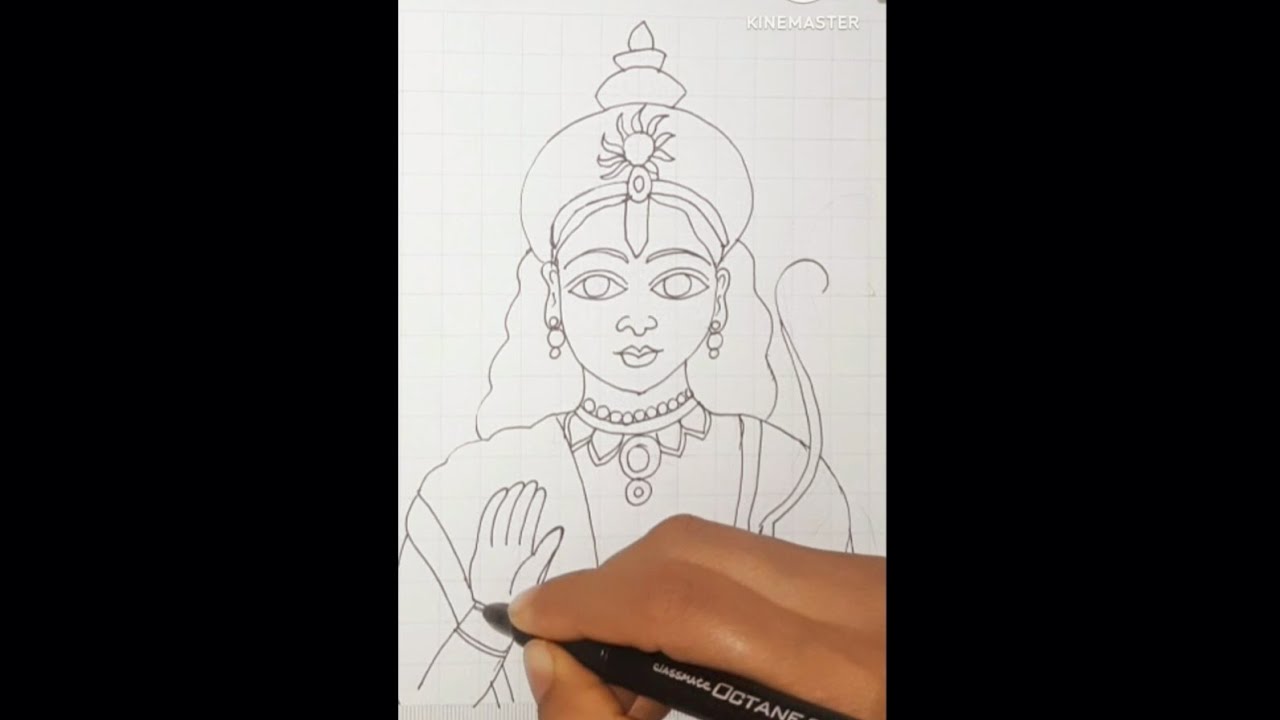 Shri Ram drawing with water colour||how to draw lord Rama - YouTube