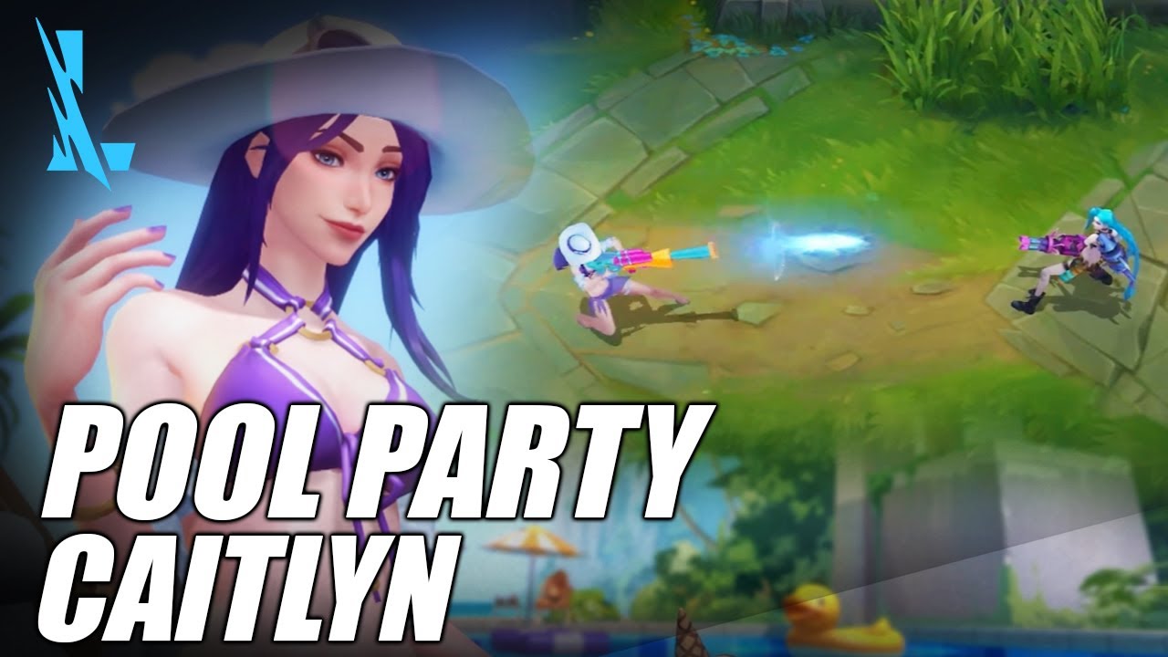 Pool Party Caitlyn - Wild Rift - YouTube