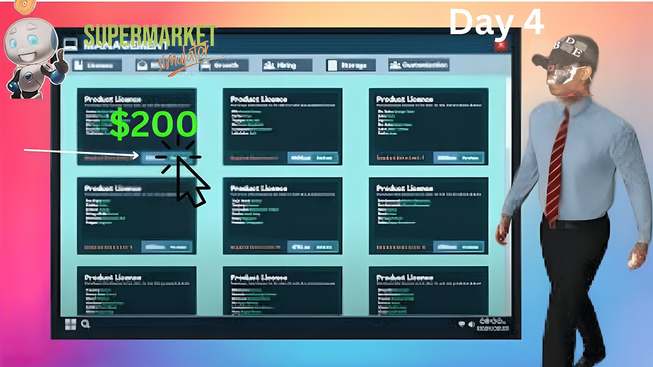 I GOT MY FIRST PRODUCT LICENSE (EPISODE 2) | SUPERMARKET SIMULATOR ...