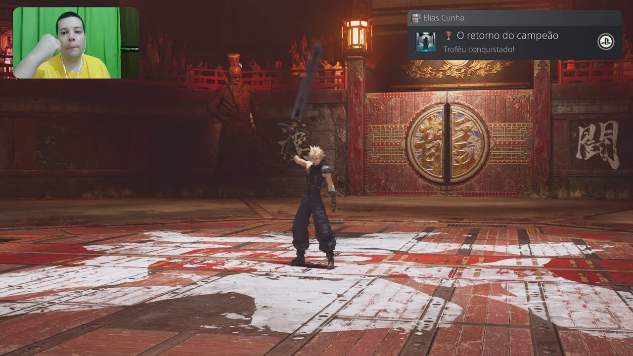 Final Fantasy 7 Remake - Returning Champion Trophy - Troféu O Retorno ...