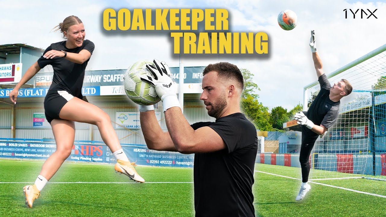Goalkeeper Training with Havant Women's Striker 👏🧤| Full Session | 1YNX ...