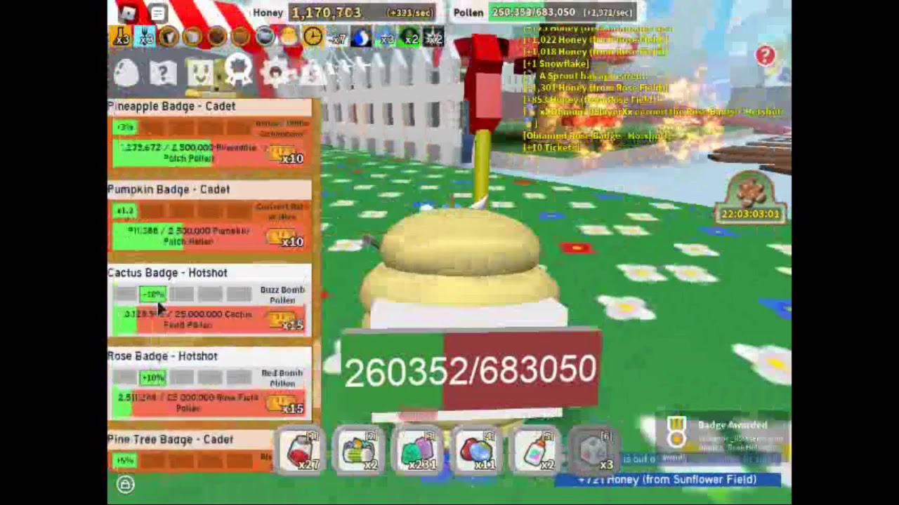 fastest way to collect pollen in bees swarm simulator - YouTube