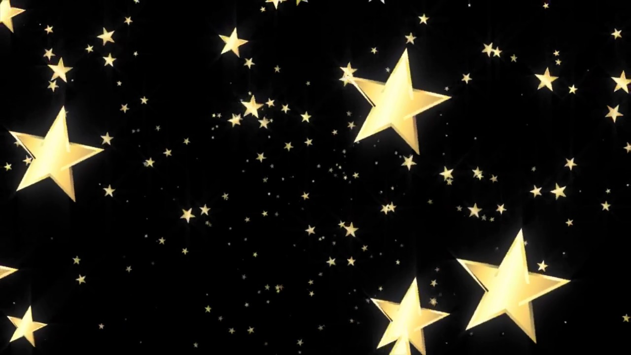 Stars falling - Free motion graphics // 50fps - YouTube