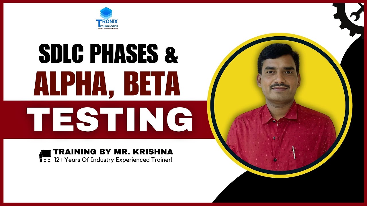 Alpha, Beta Testing || SDLC Phases || Software Testing tools Telugu ...
