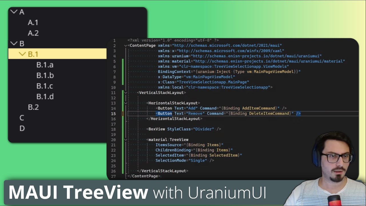 Maui Treeview Implementation With Uraniumui Youtube 5983