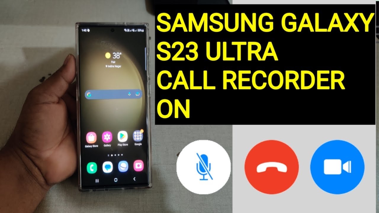 SAMSUNG GALAXY S23 ULTRA CALL RECODING SETTING - YouTube