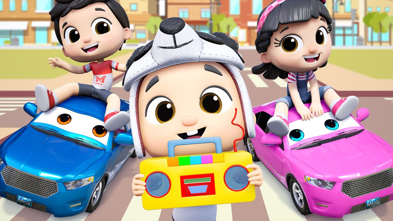 Toy Train | Police Car | Wheels On The Bus | Kids Dance Song #appMink ...