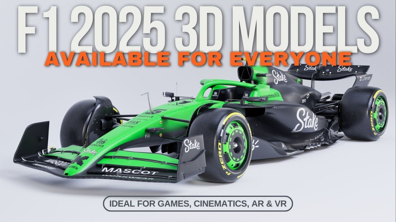 F1 2025 3D Models – Game Ready, Ultra Detailed & Now Available for ...