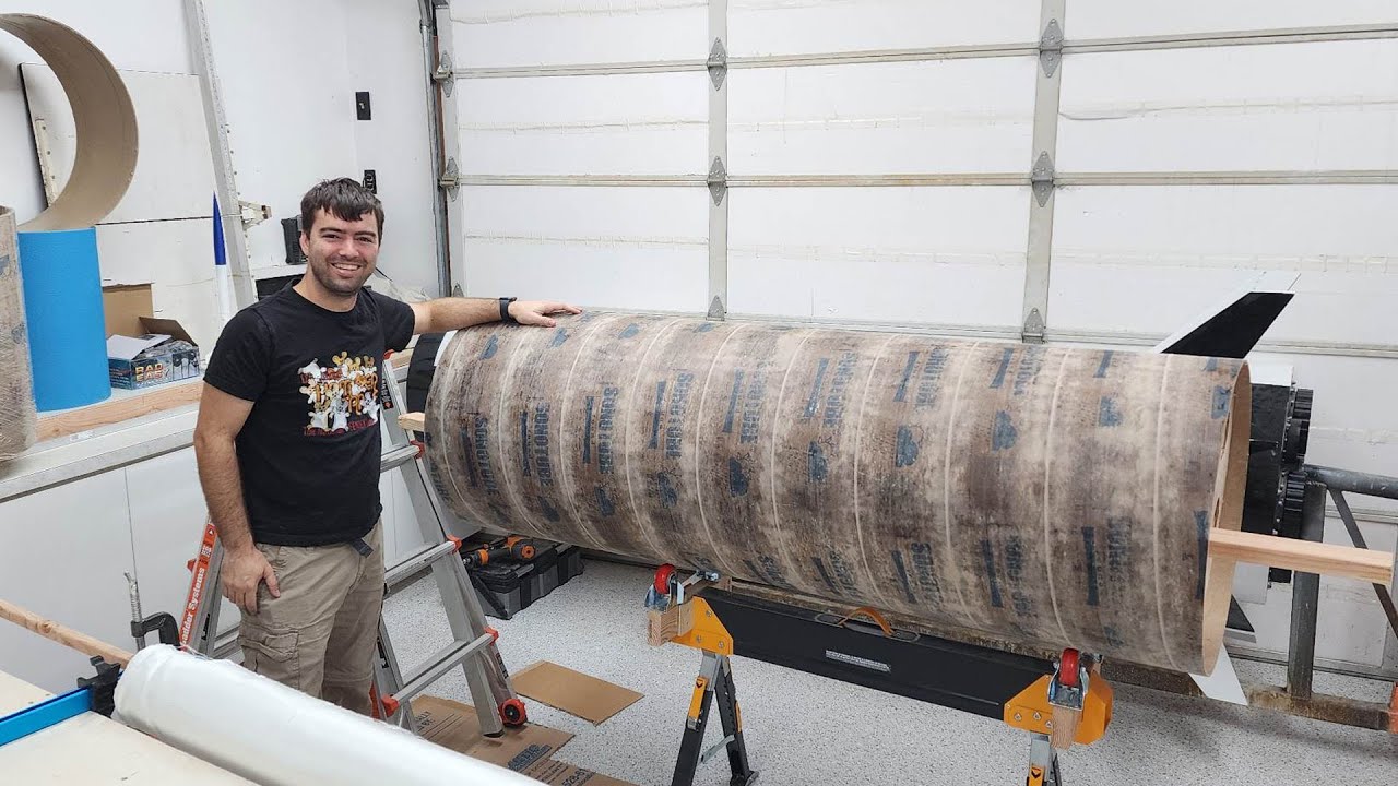 Fiberglassing a 24 Inch Rocket and Q&A ft. Bryce Chanes - YouTube