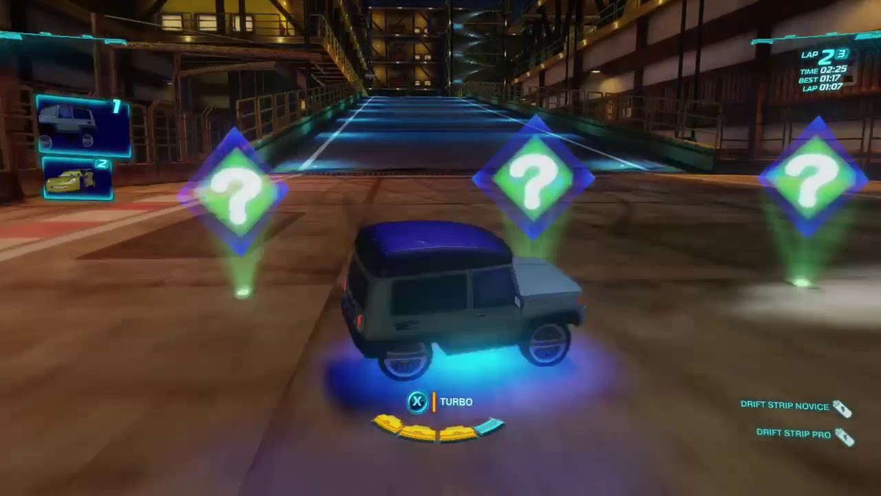 Cars 2 The Video Game | Miles Axlerod - Oil Rig Run | - YouTube